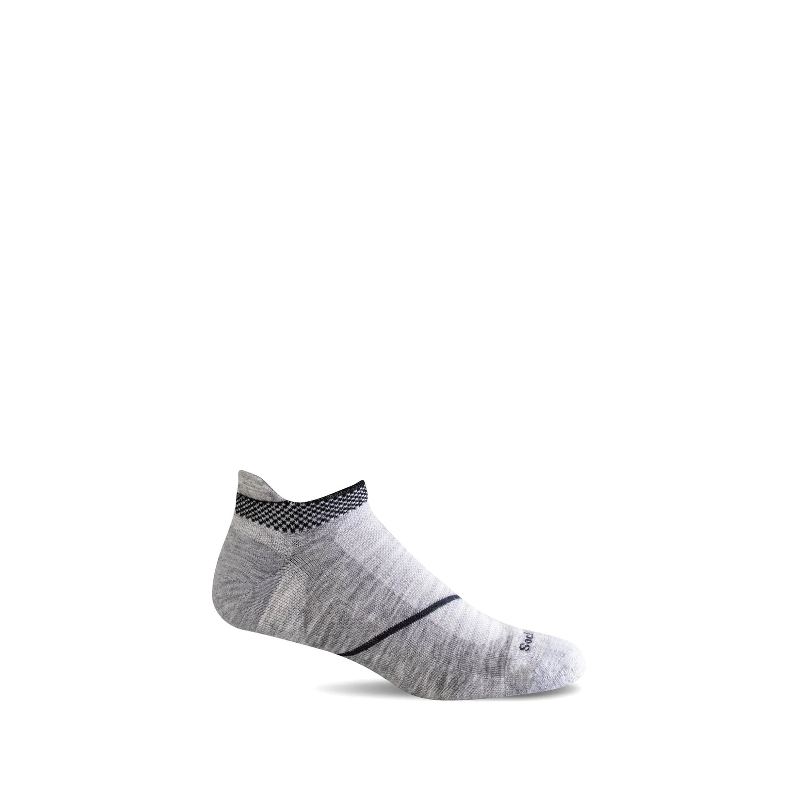 Sockwell Mens Pulse Micro | Light Grey Sports Compression Sock